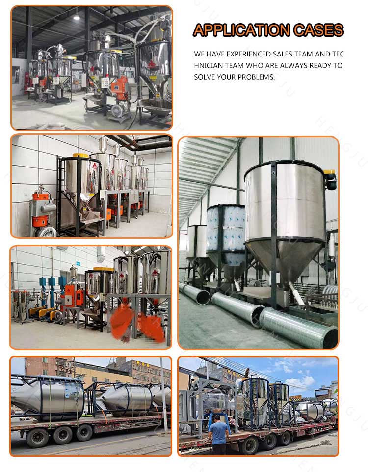Plastic mixer large vertical blender