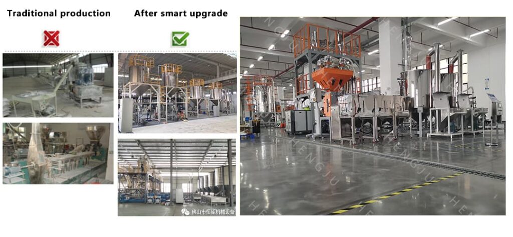 Why use a central conveying system?