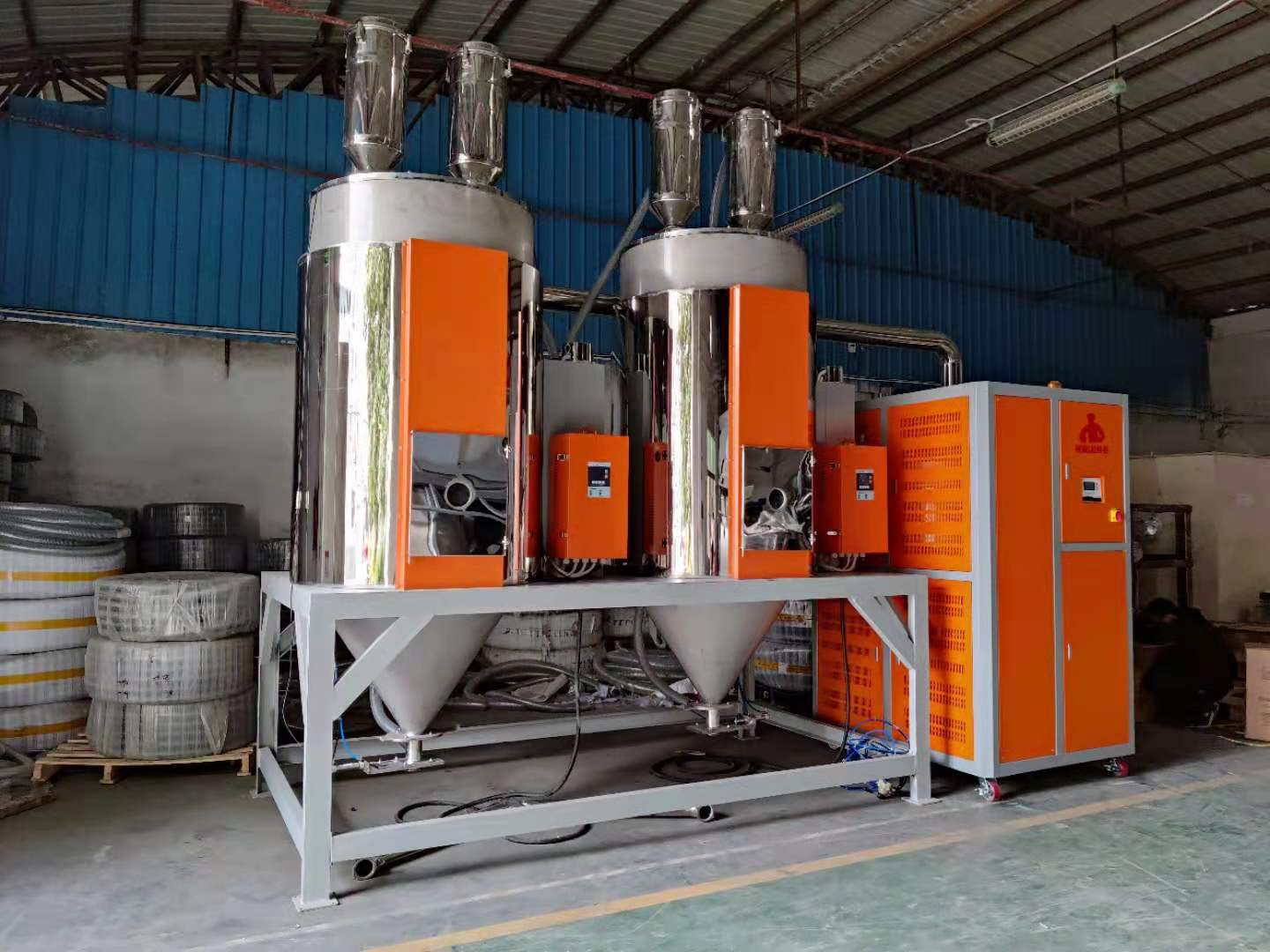 Euro hopper dryer is double layer energy saving