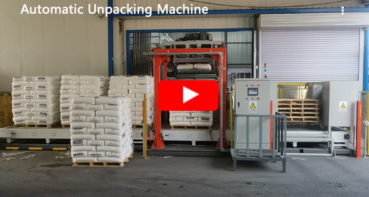 Plastic Manufacturing Automatic bulk bag discharger